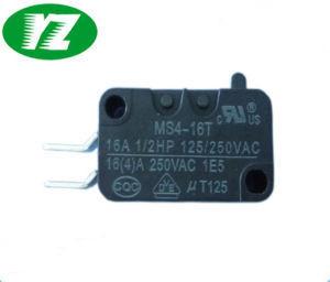 中国 2ピン 6A/16A 安全マイクロスイッチ ISO/CB/TUV/CQC MS4-16TO-B-3 販売のため