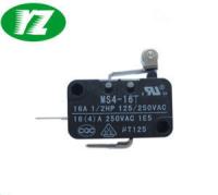 China 16A 250VAC Small Micro Switch Short Roller Lever SPST-NO for Push Button Control for sale