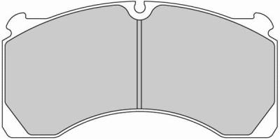 China WVA 29124/29128/29155 Disc Brake Pads for MERI for sale