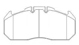 China WVA 29131/29156 Disc Brake Pads for Erf,Lucas(meritor),Man,NeoplanVOLVO B9R for sale