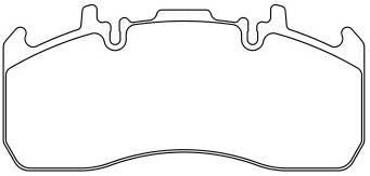 China WVA 29173/29203 Disc Brake Pads for VOLVO FL II-Series for sale