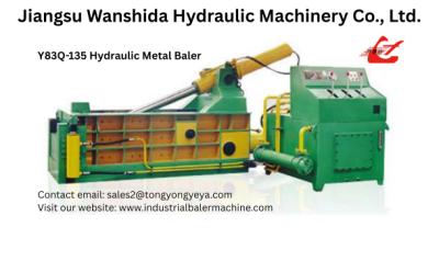 Cina Y83Q-135 macchina idraulica per imballaggio di metallo di tipo frontale con funzionamento manuale/automatico della valvola in vendita