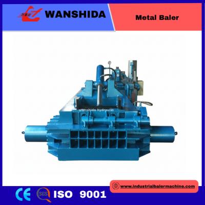 China Hydraulische metaalpers met hoge prestaties, PLC-gestuurde schrootcompactor Te koop