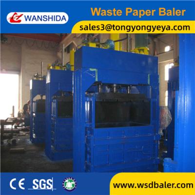China 10 Tons Ram Force Hydraulic Metal Baler Machine with Front Door Opening Bale Ejection and 30 Seconds Cycle Time for sale