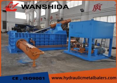 China Hydraulic Scrap Metal Baling Press For Steel Scrap Recycling With 1600 KN Force And 400×400 Mm Bale Size for sale