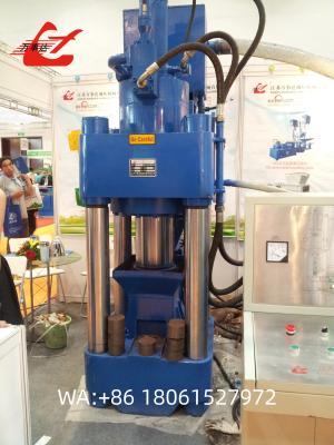 China 18.5kW Metal Briquetting Press Hydraulic With 2500kN Nominal Force For Cast Iron Sawdust Recycling for sale