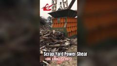 Horizontal Container Scrap Shear for Scrap yards operating 8–12+ hours per day