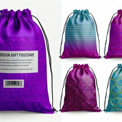 Cina Borse regalo per adulti a corda con modello solido in vendita