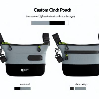 China Serviço OEM Custom Cinch Pouch com estilo Cold Shoulder Sleeve à venda