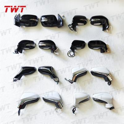 China TWT Oem Abs Plastic Auto Car Door Rearview Side Mirrors for Highlander  Hilux Land CruiserPrado Lexus for sale