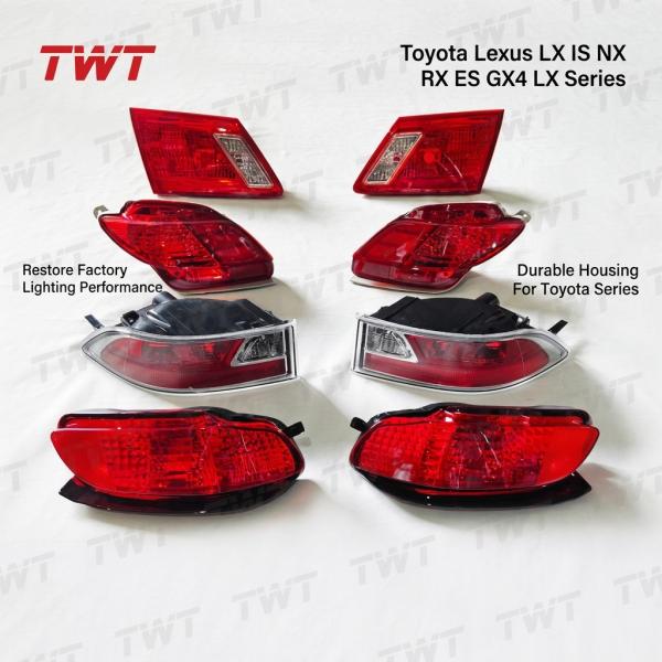 Quality TWT Rear Lamp Lens and Body LH RH for Toyota Lexus LX IS NX RX ES GX4 LX Series for sale