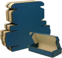 Quality Blue Recyclable Waterproof Cardboard Small Gift Business Packaging Box for sale