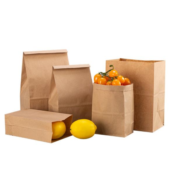 Quality SZCX Sachet Tea Packaging Wedding Gift Flower Brown One Handle Charcoal Customized Food Paper Bag for sale