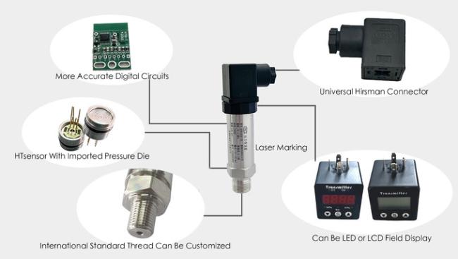 BP93420IB Pressure Transmitter Sensor side view