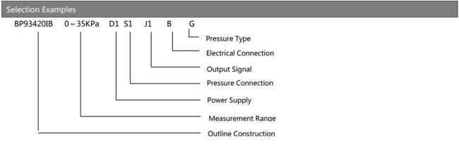 BP93420IB Pressure Transmitter Sensor industrial application