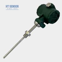 China IP67 4-20mA Temperature Indicator Transmitter Cable Connected Type Input PT100 Temperature Sensor Probe for sale