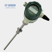 China IP67 4-20mA Temperature Indicator Transmitter Cable Connected Type Input PT100 Temperature Sensor Probe for sale