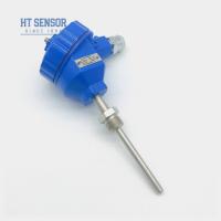 China IP67 4-20mA Temperature Indicator Transmitter Cable Connected Type Input PT100 Temperature Sensor Probe for sale