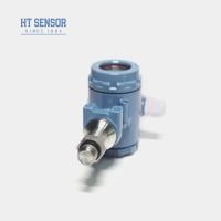 China 1/2NPT Thread Connect Flush Diaphragm Pressure Sensor with DIN Level Transmitter for sale