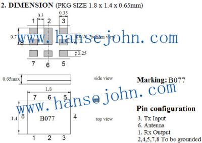 China SAW DUPLEXER for sale