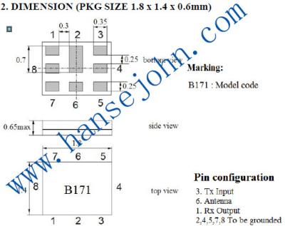 China SAW DUPLEXER for sale