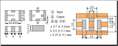 China RF Low Pass Filter LFCN-7200 7200MHz SMD for Wireless Communication Systems for sale
