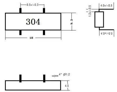 China LT400AW  400khz  PIEZOELECTRONIC CERAMIC FILTER  Bandwidth 40khz  Group delay time 50usec for sale