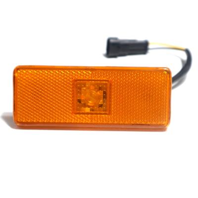 China Buslicht 24V Gele LED zijdelingse lichten voor vrachtwagens OE nr. 3716-00245 Te koop