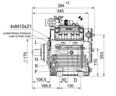 Cina Compressore di condizionamento dell'aria per autobus OEM FKX40 560TK per autobus Higer in vendita