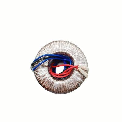 China Customized 120W Pure Copper Low Frequency Power Supply Single Phase Toroidal Isolation Transformer For Audio Amplifier for sale