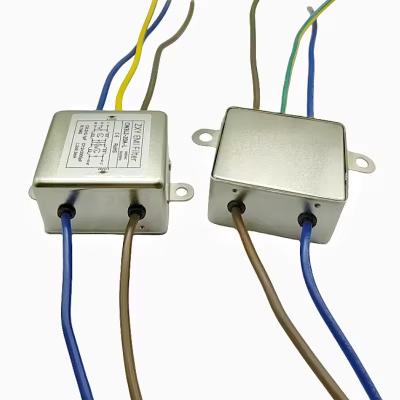 China Filtro EMI Fornecimento de energia anti-interferência de fase única 115V / 250V / 380V CW3L2-20A-L CW4L2-20A-S CW4L2-20A-T 50/60HZ for sale
