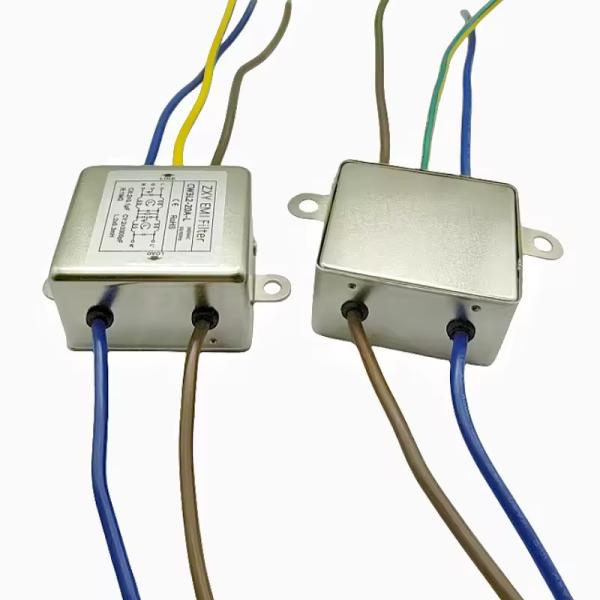 Filtro EMI Fornitore di alimentazione monofase antiinterferenza 115V /250V /380V CW3L2-20A-L CW4L2-20A-S CW4L2-20A-T 50/60HZ