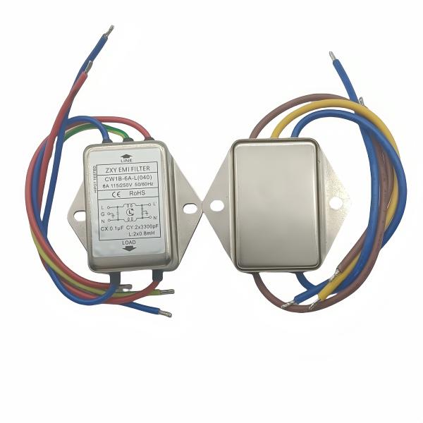Φίλτρο EMI 115V/250V Μία φάση χαμηλής διέλευσης αντιδιαταραχής CW1B-6A/1A/10A-L(040)