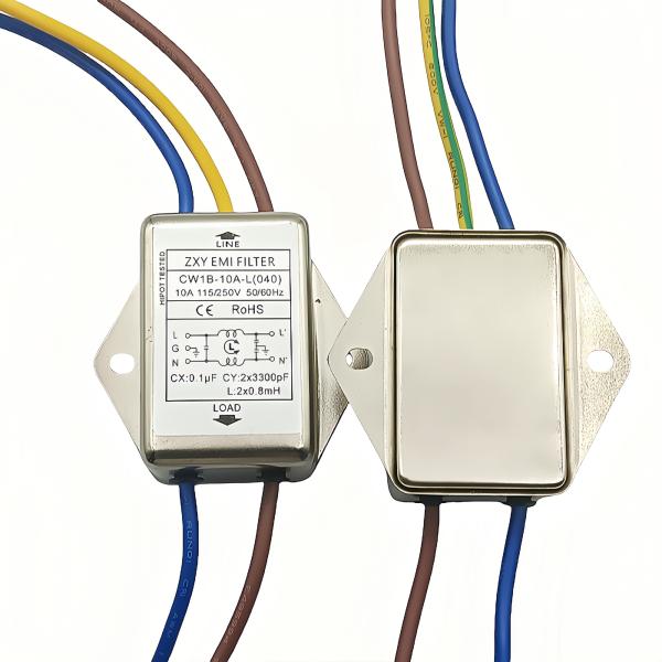 Φίλτρο EMI 115V/250V Μία φάση χαμηλής διέλευσης αντιδιαταραχής CW1B-6A/1A/10A-L(040)