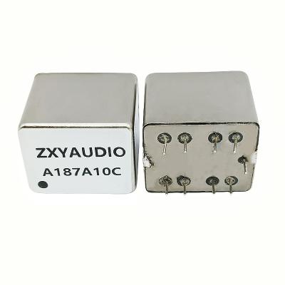 중국 PCB 마운트 4+4+1 핀 ZXY-A187A10C 영구 합금 오디오 트랜스포머 판매용