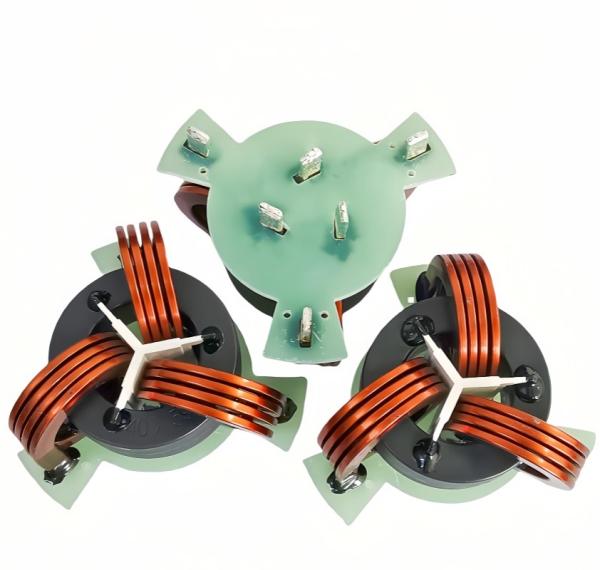 Three-Phase Common Mode Choke Inductor High Current Ferrite Core Toroidal Flat Copper Wire Coil Inductor