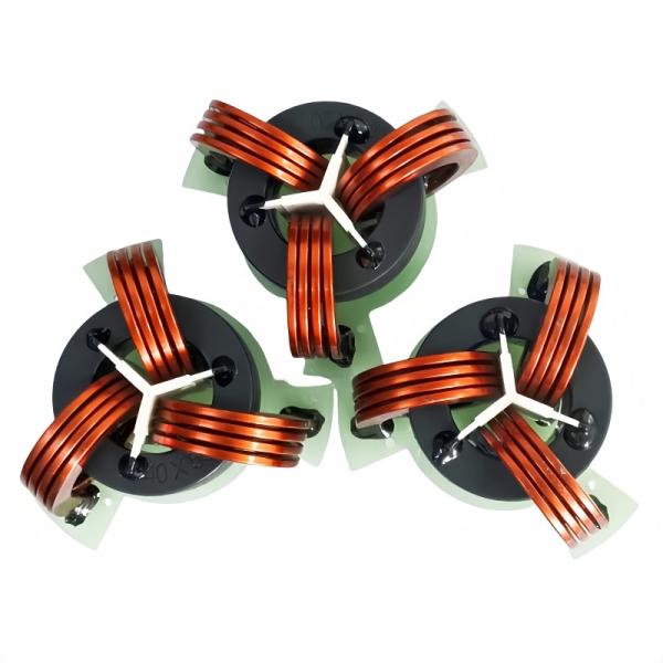 Three-Phase Common Mode Choke Inductor High Current Ferrite Core Toroidal Flat Copper Wire Coil Inductor