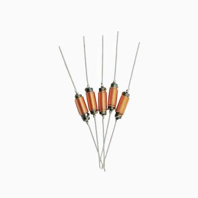 China Copper Wire Magnetic Rod Inductor RWW4*15-6uH with Ferrite Drum Magnetic Core for sale