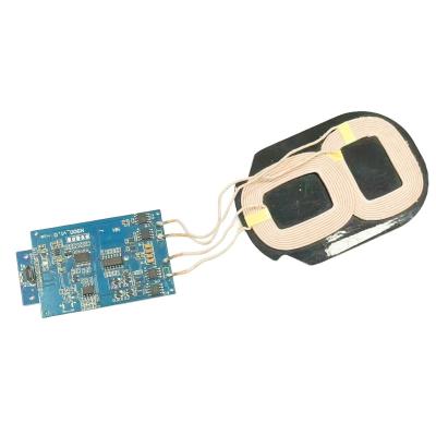China 10W PCBA 2Coils Qi Wireless Charging Coil Auflademodul zu verkaufen
