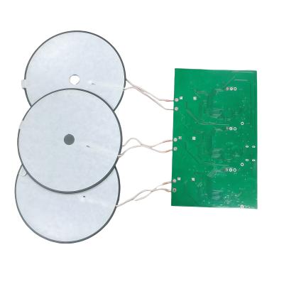 China Bobina de cargador inalámbrico multi-dispositivo de 3 bobinas, almohadilla de carga rápida de 15W para 3 teléfonos a la vez en venta