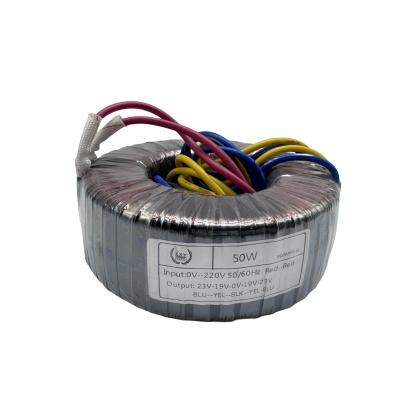 China 50W Copper Toroidal Power Transformer 0-220V Conversion for Industrial Use for sale