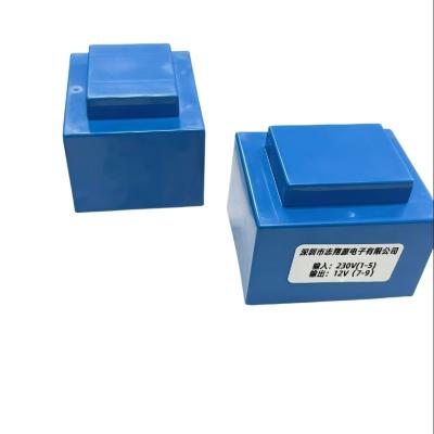 China EI50 Power Switch MnZn Ferrite Potting Transformer EI PCB Installation 230V 12V for sale
