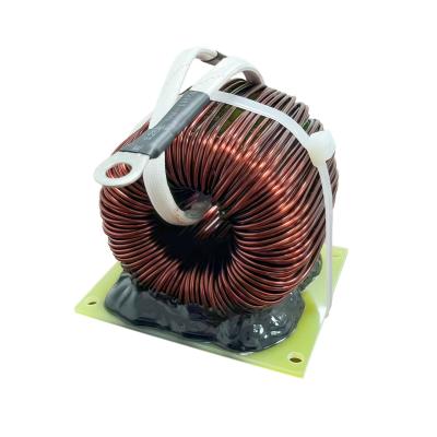 China 1mH 60A Large Toroidal Inductor Coil High Current 1 Winding Double Magnetic Ring for sale