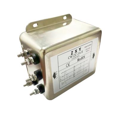 Китай Трехфазный четырехпроводной фильтр питания инвертора EMI Servo Purifier CW12C-3A-S, крепление болтами продается
