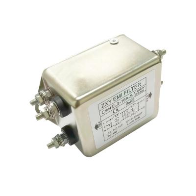 Cina 115/250V Filtro ad alte prestazioni CW4EL2-16A-S Potenza di depurazione del bullone Filtro EMI in vendita