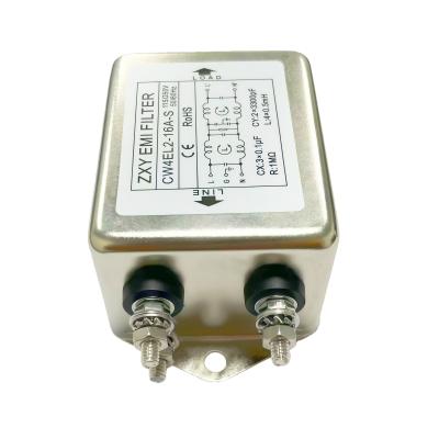 Cina 115/250V Filtro ad alte prestazioni CW4EL2-16A-S Potenza di depurazione del bullone Filtro EMI in vendita