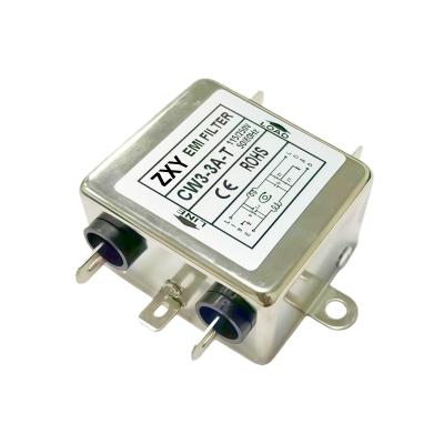 China CW3-3A-T Plug-In-Single Phase AC CW3-6A/10A/20A-T Power Filters EMI Power Supply for sale