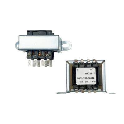 China Audio Line Transformer 6W 3W 1.5W Chassis Installation Welding Wiring for Speakers for sale