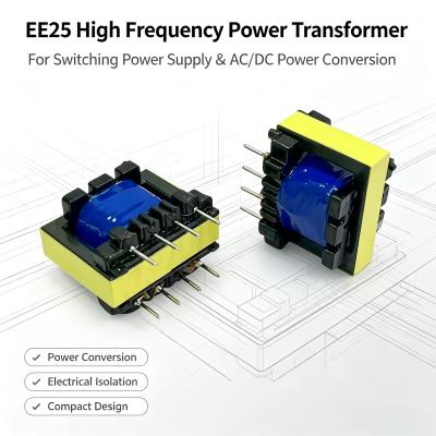 China EE25 High Frequency Power Transformer with Ferrite Core for High Efficiency and Compact Design in Switching Power Supplies for sale