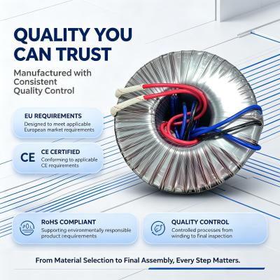 China 300W Circular Toroidal Transformer with Low Noise for Boosting and Reducing Voltage for sale